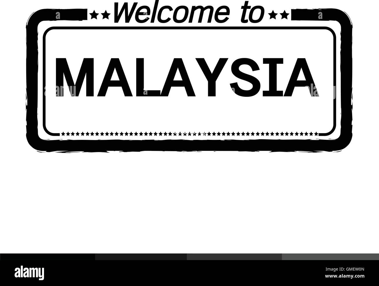 Welcome to malaysia Stock Vector Images - Alamy