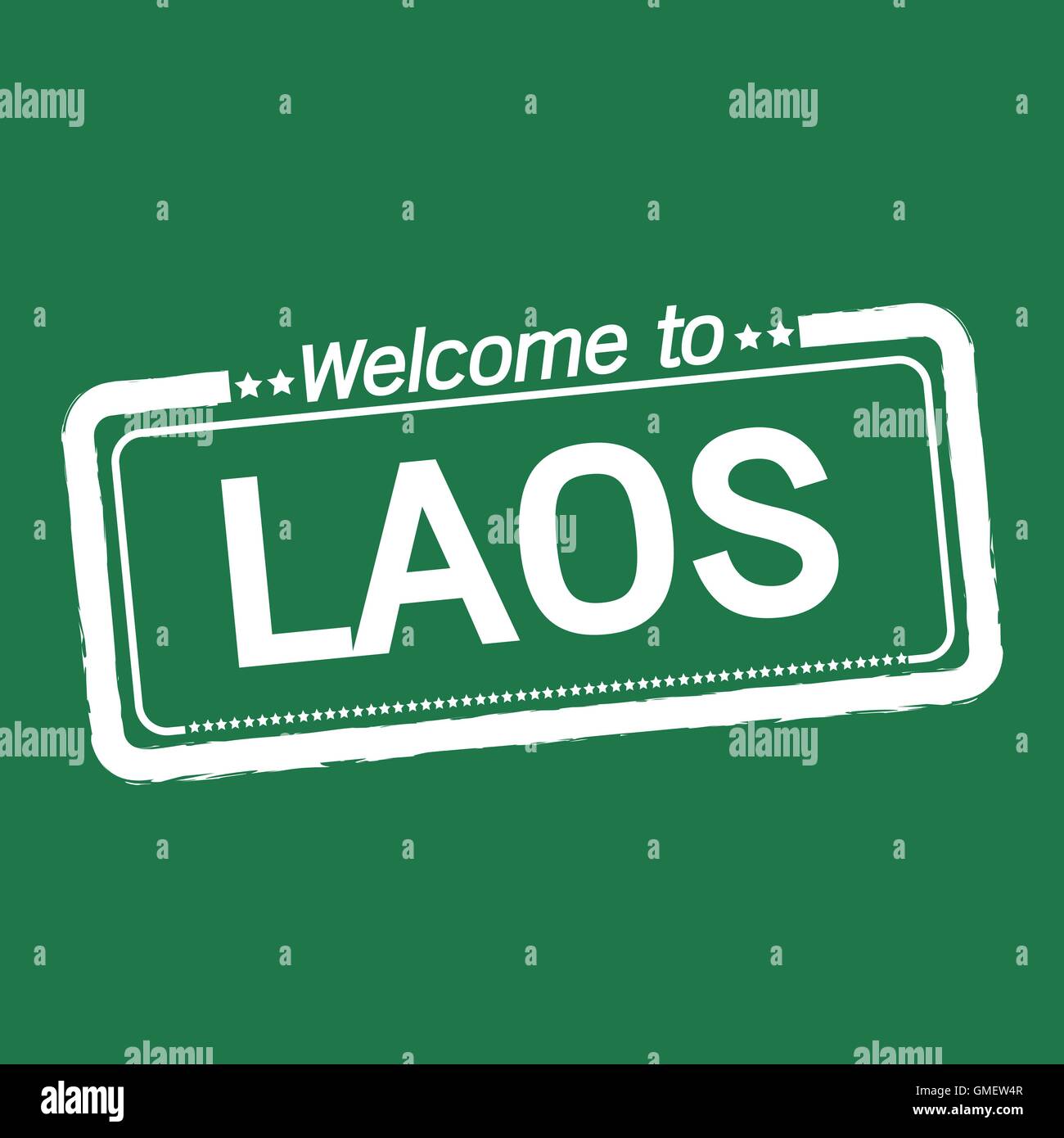 Welcome to laos Stock Vector Images - Alamy