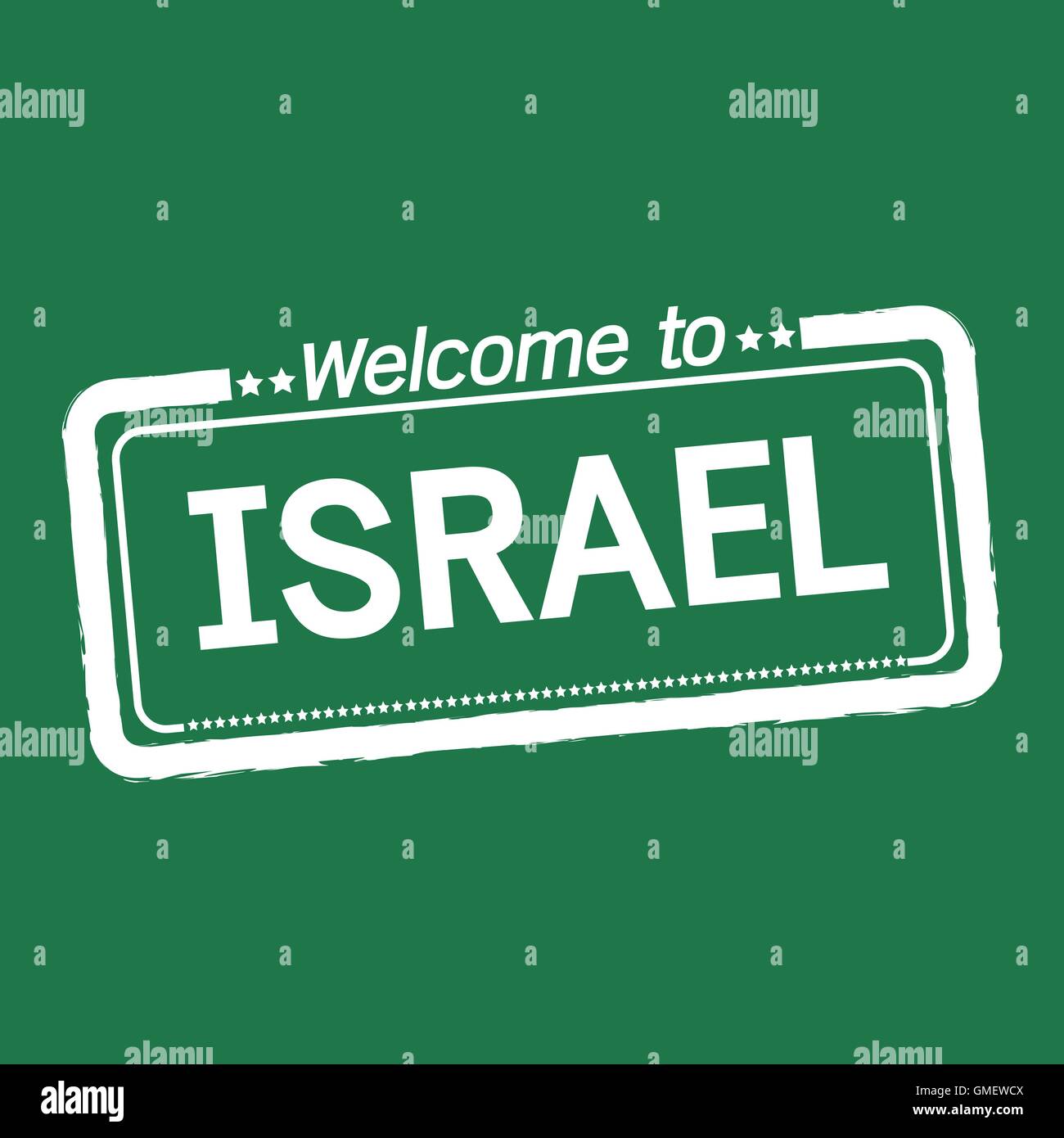 Welcome to israel Stock Vector Images - Alamy