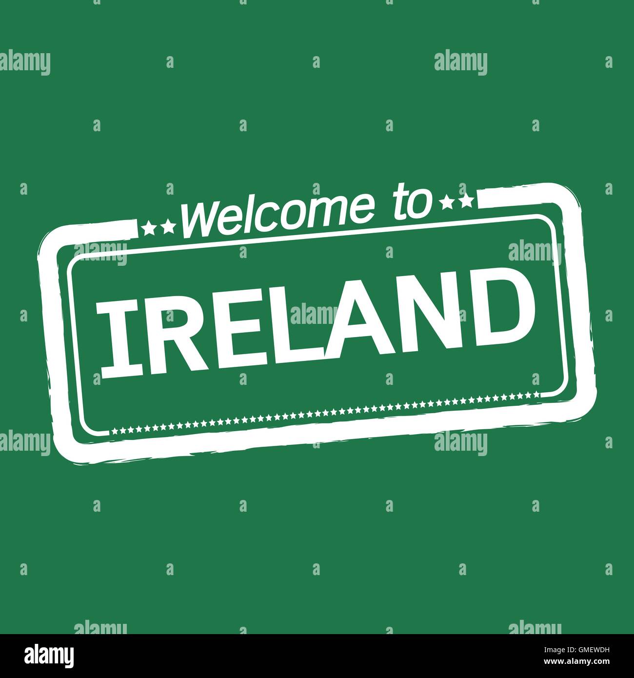 Welcome sign and ireland Stock Vector Images - Alamy
