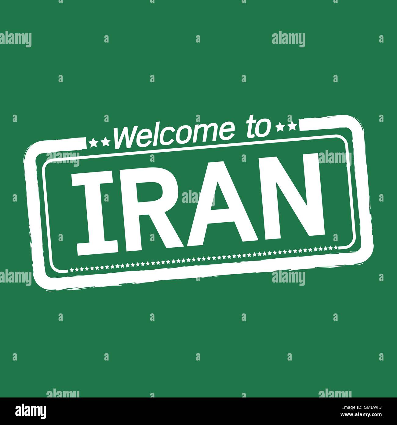Iran stamp vector vectors Stock Vector Images - Alamy