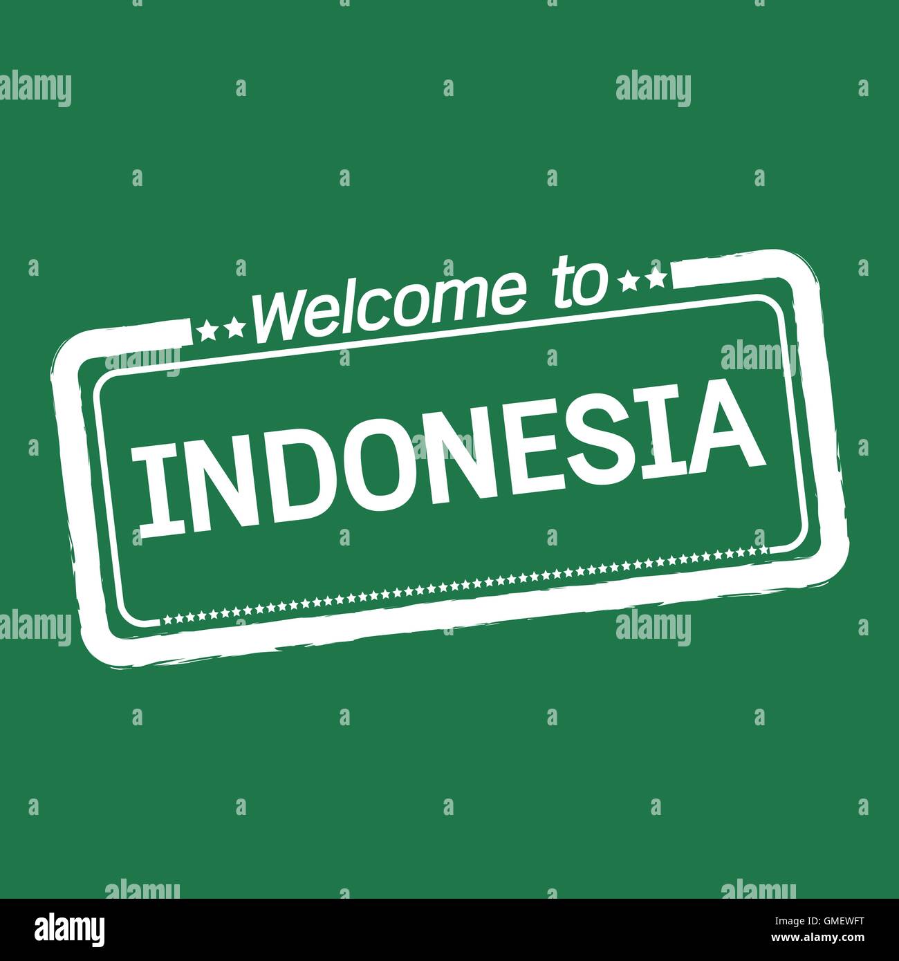 Welcome to indonesia Stock Vector Images - Alamy