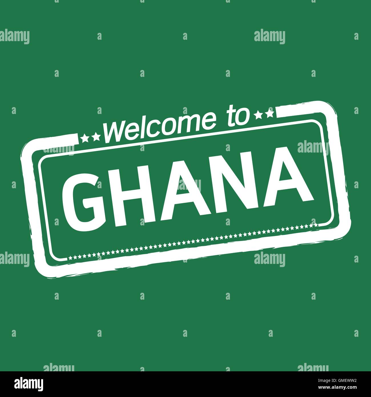 Welcome to GHANA illustration design Stock Vector Image & Art - Alamy