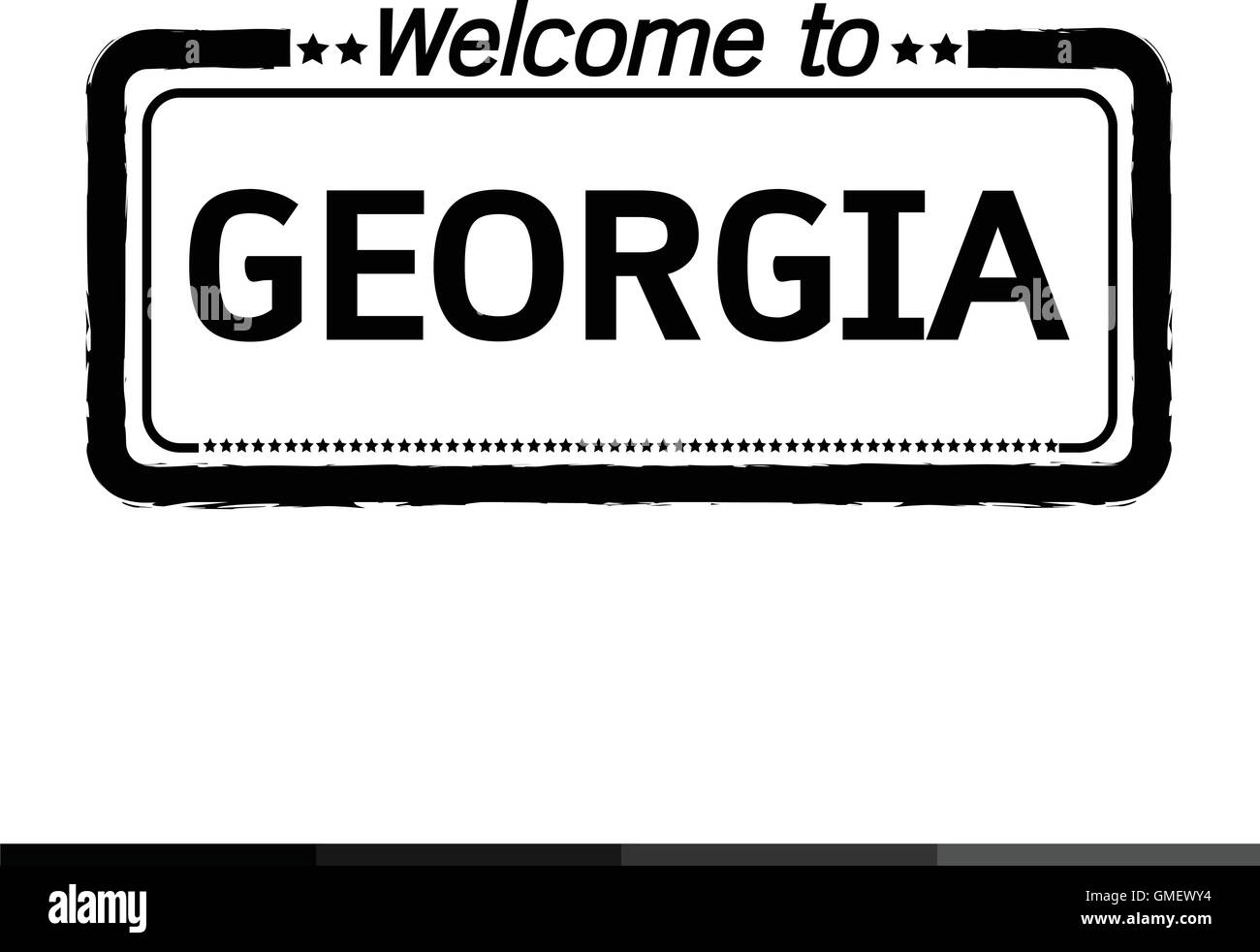 Georgia welcome sign Stock Vector Images - Alamy
