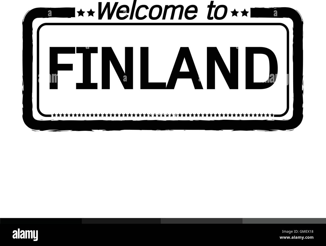 Welcome to finland Stock Vector Images - Alamy