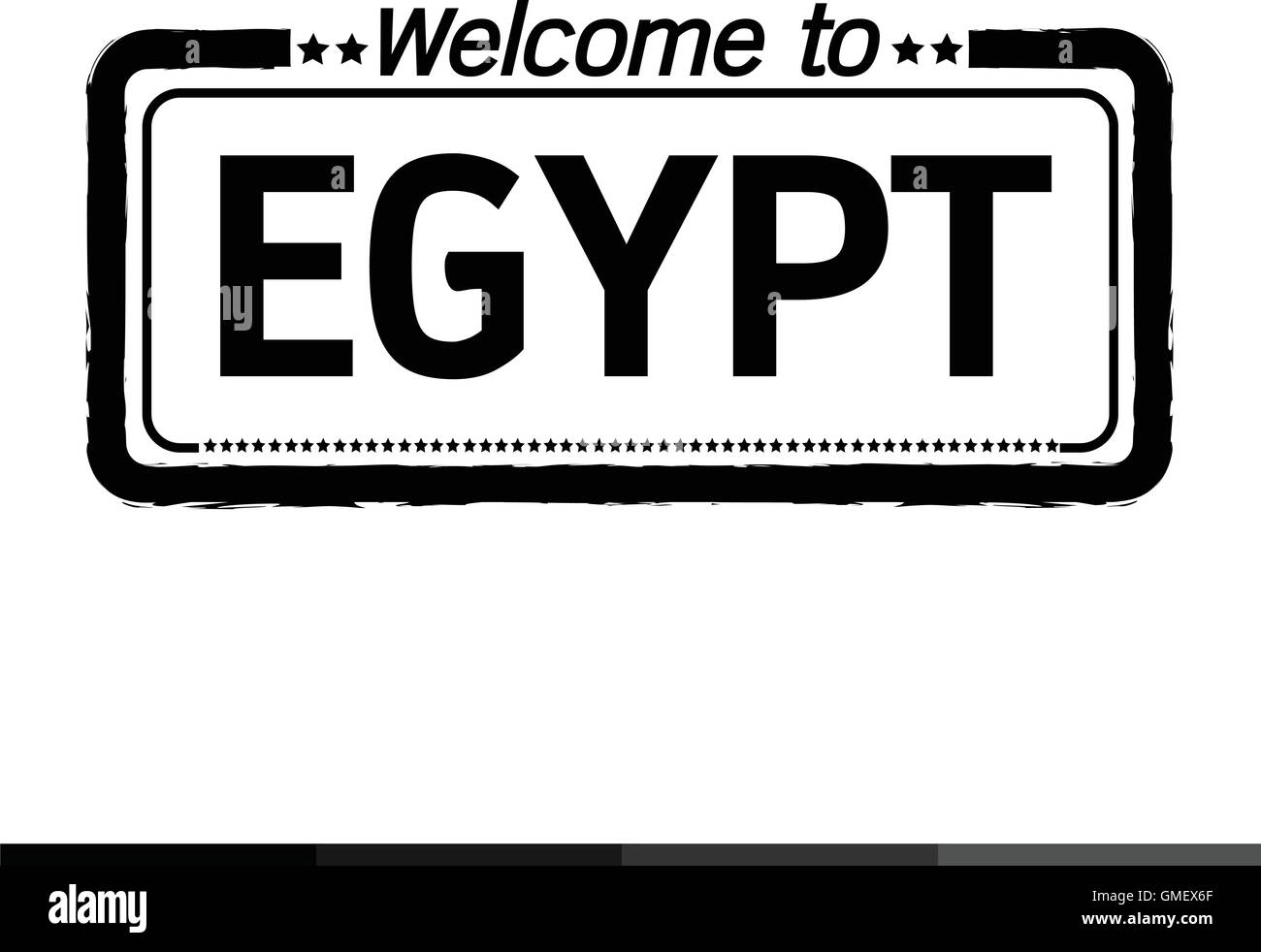 Welcome to EGYPT illustration design Stock Vector Image & Art - Alamy