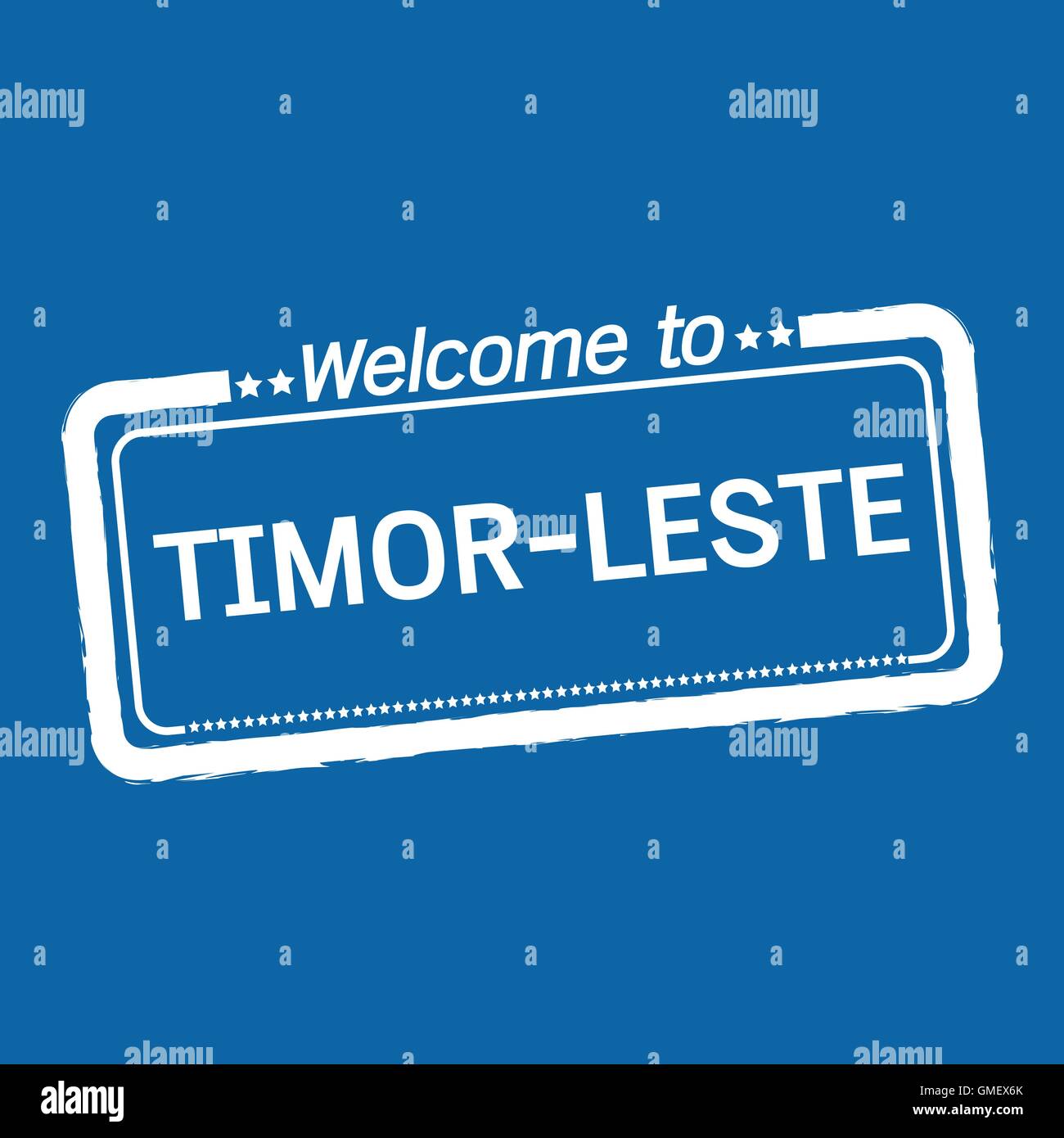 Welcome to TIMOR-LESTE illustration design Stock Vector Image & Art - Alamy