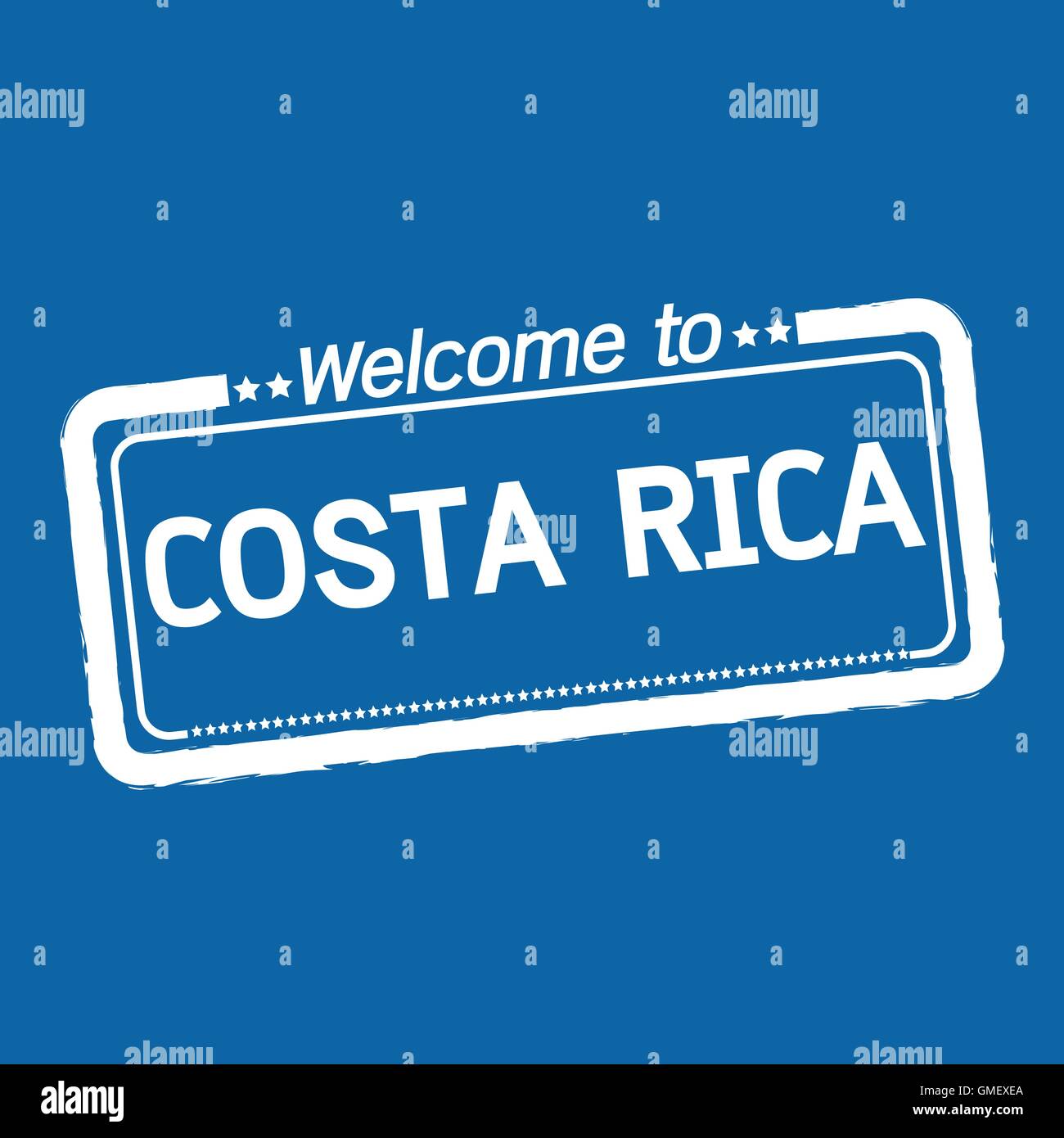Costa rica stamp Stock Vector Images - Alamy
