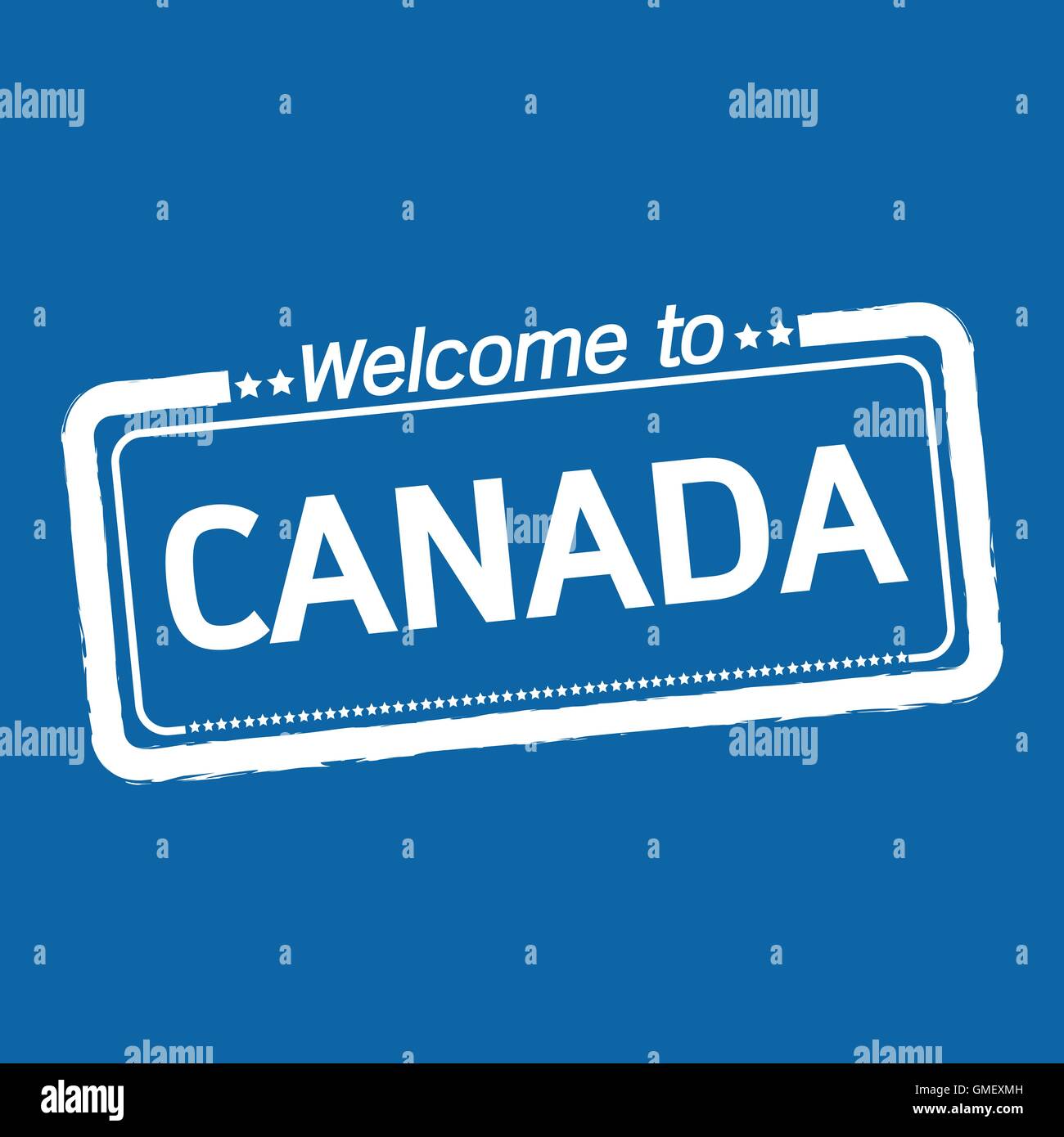 Welcome to canada sign Stock Vector Images - Alamy