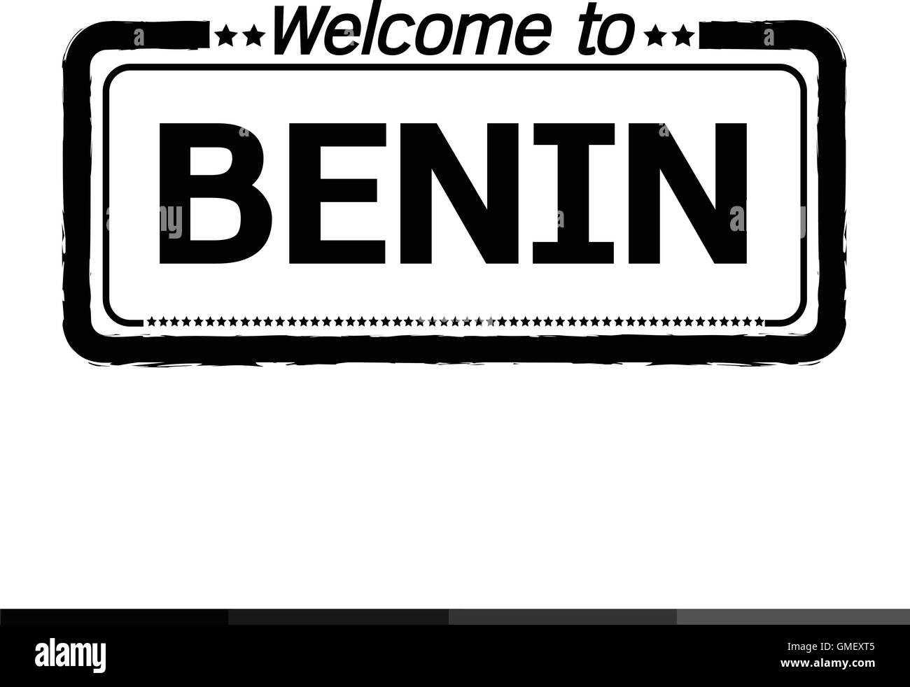 Benin stamp Stock Vector Images - Alamy
