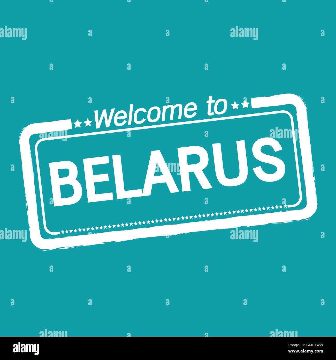 Welcome to BELARUS illustration design Stock Vector Image & Art - Alamy