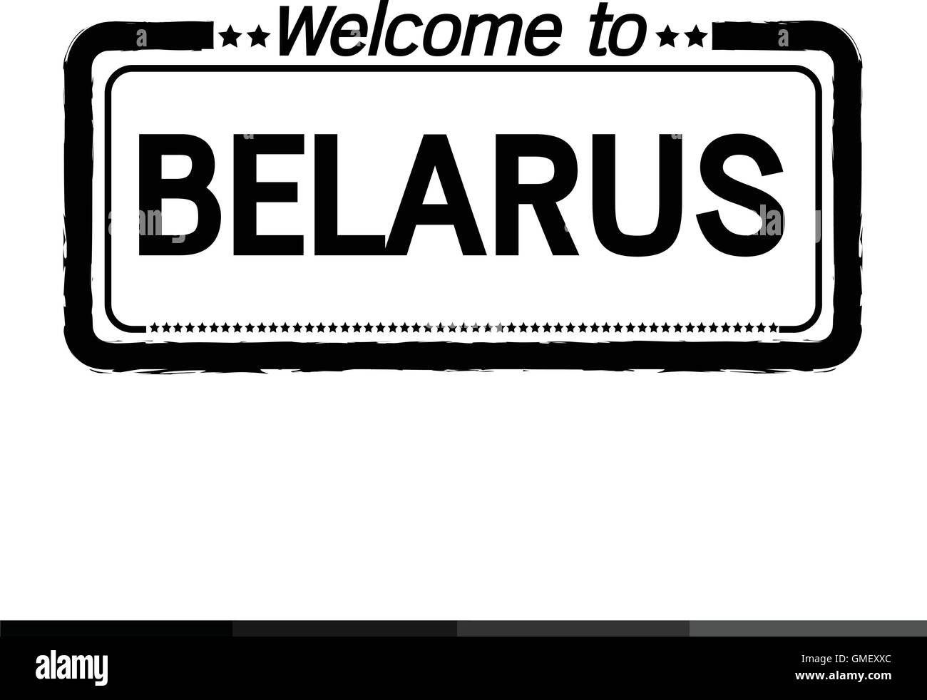 Welcome to belarus sign Stock Vector Images - Alamy