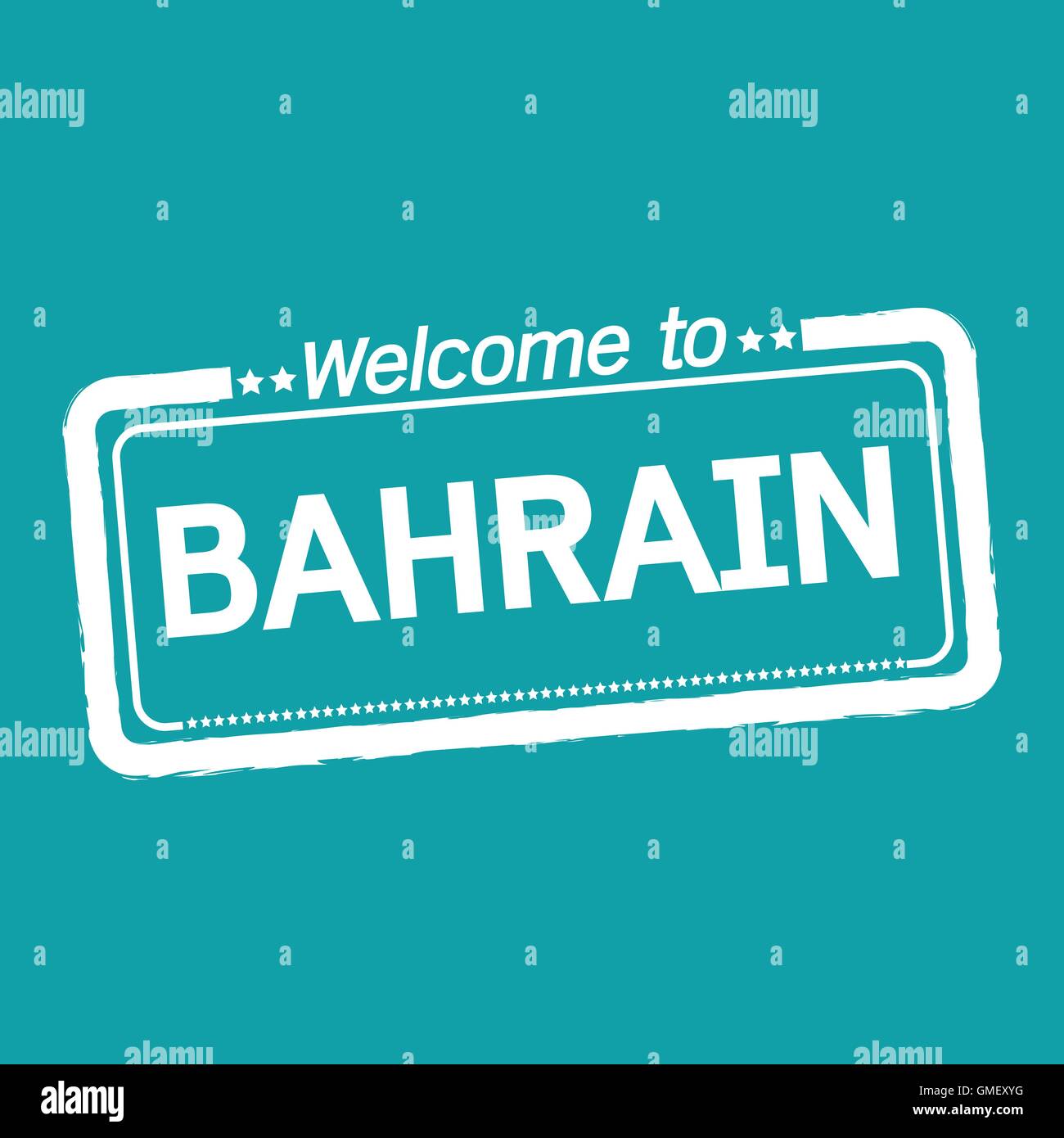 Welcome to BAHRAIN illustration design Stock Vector Image & Art - Alamy