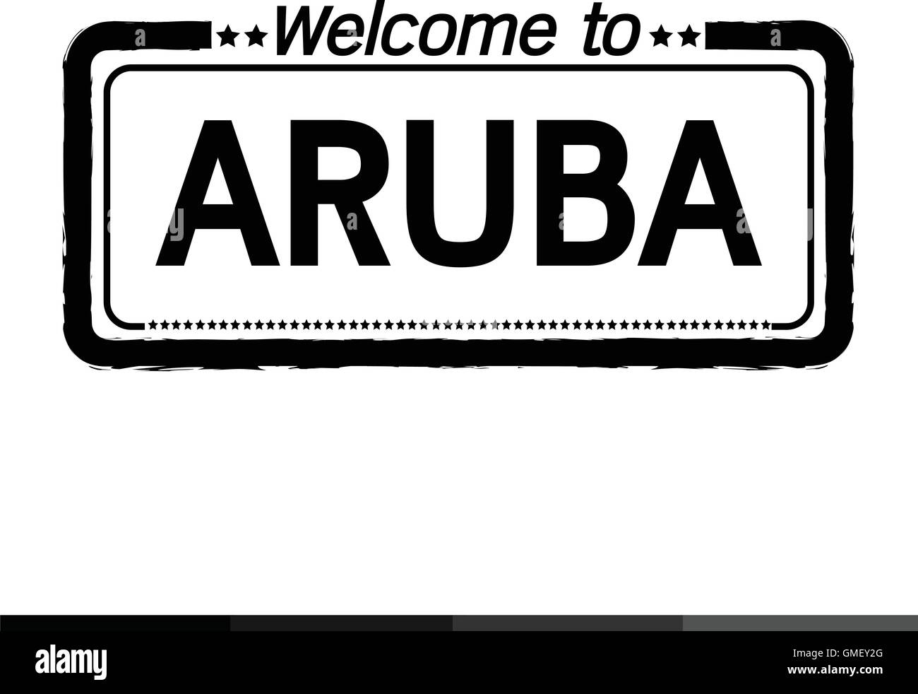 Aruba welcome sign hi-res stock photography and images - Alamy