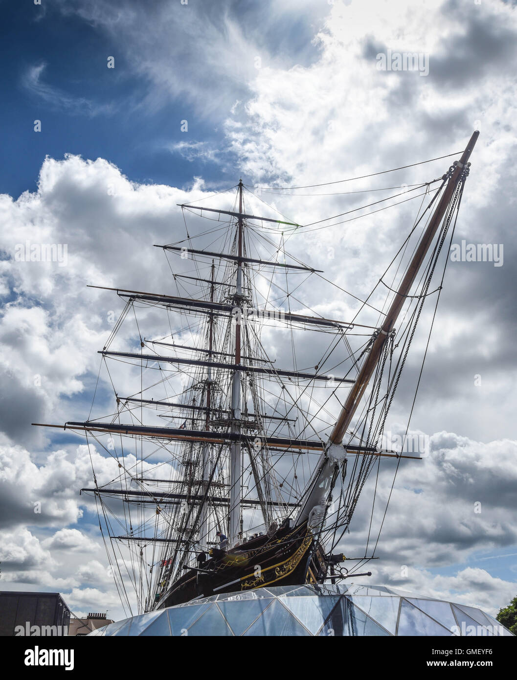 Cutty sark at sea Stock Photo - Alamy