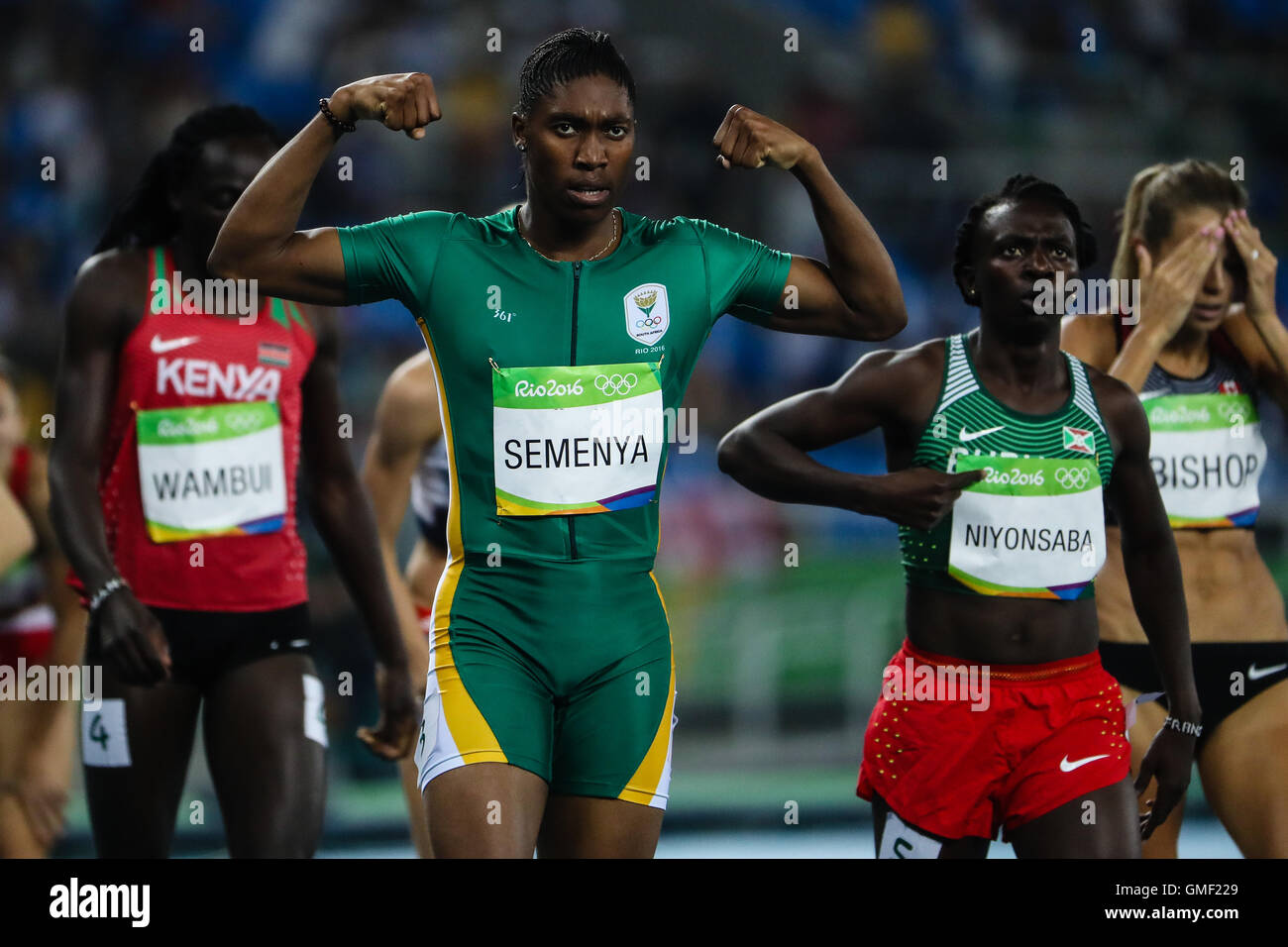 RIO DE JANEIRO, RJ - 20.08.2016: ATHLETICS RIO 2016 OLYMPICS - Caster ...