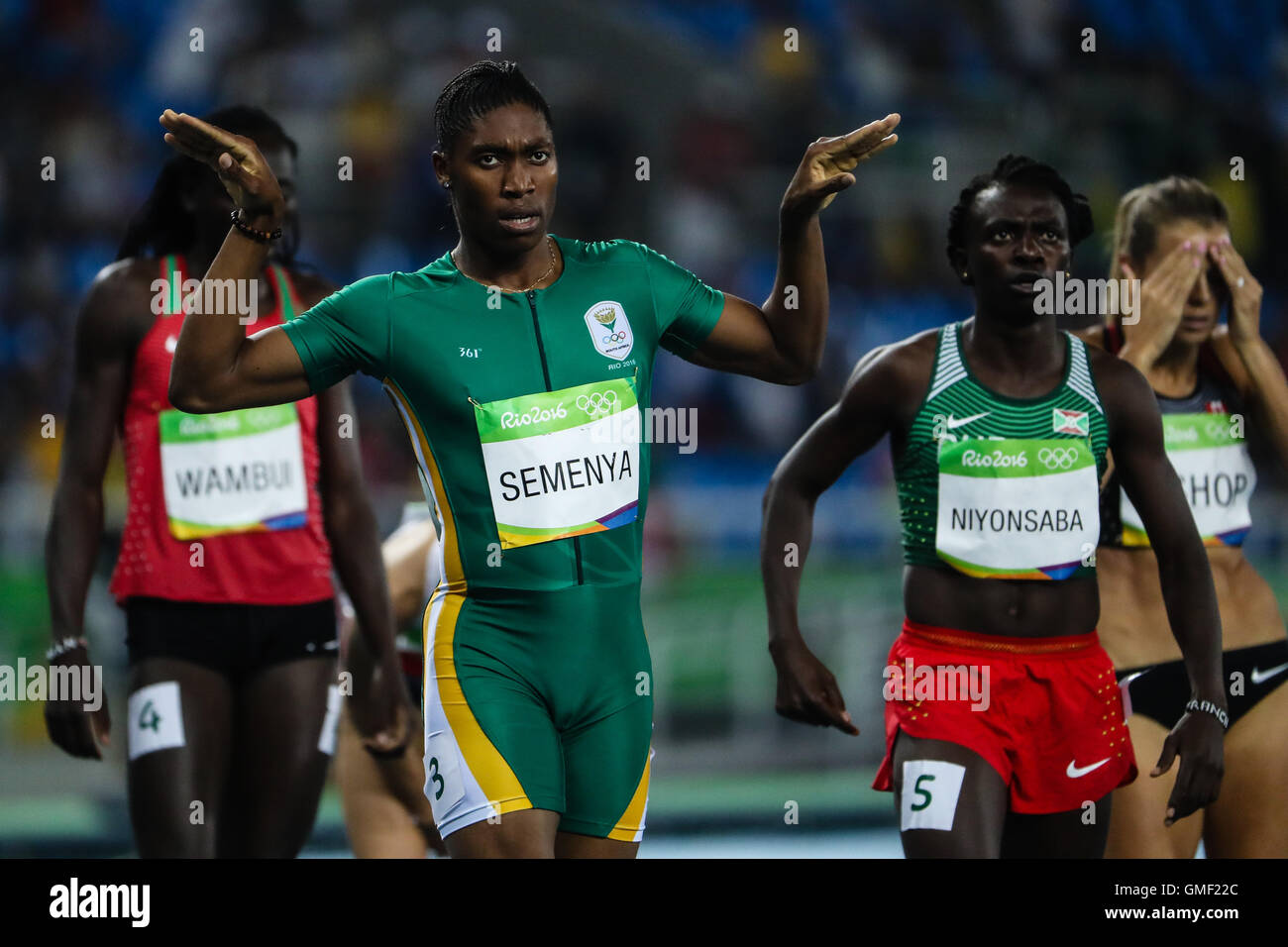 RIO DE JANEIRO, RJ - 20.08.2016: ATHLETICS RIO 2016 OLYMPICS - Caster ...