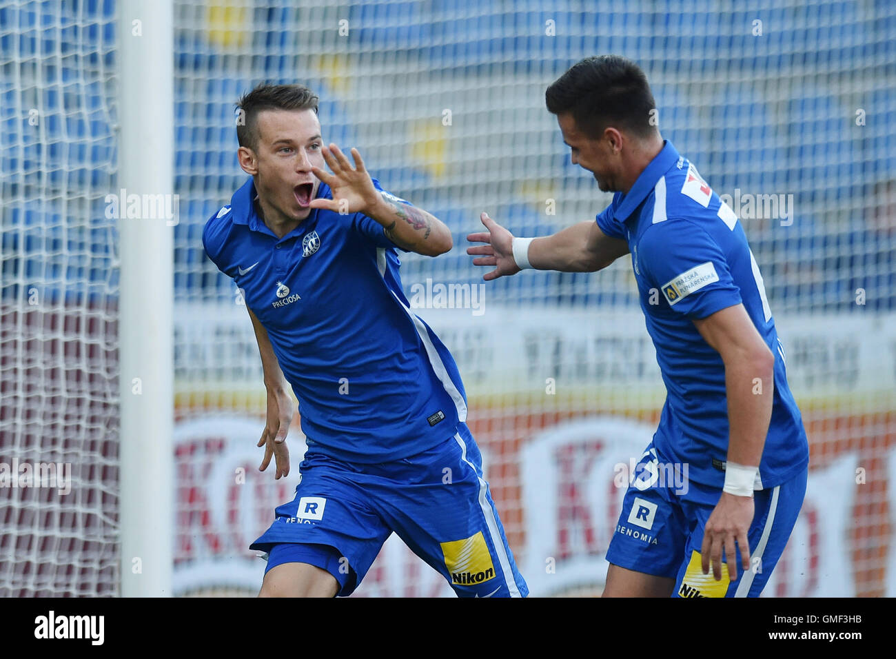 Liberec, Czech Republic. 25th Aug, 2016. From left: Jan Sykora and Egon ...
