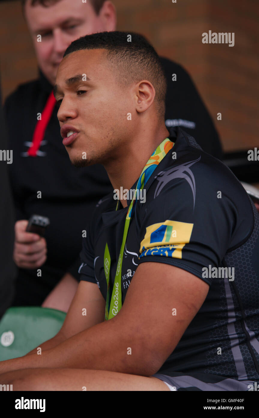 Rugby 7s player marcus watson hi-res stock photography and images - Alamy