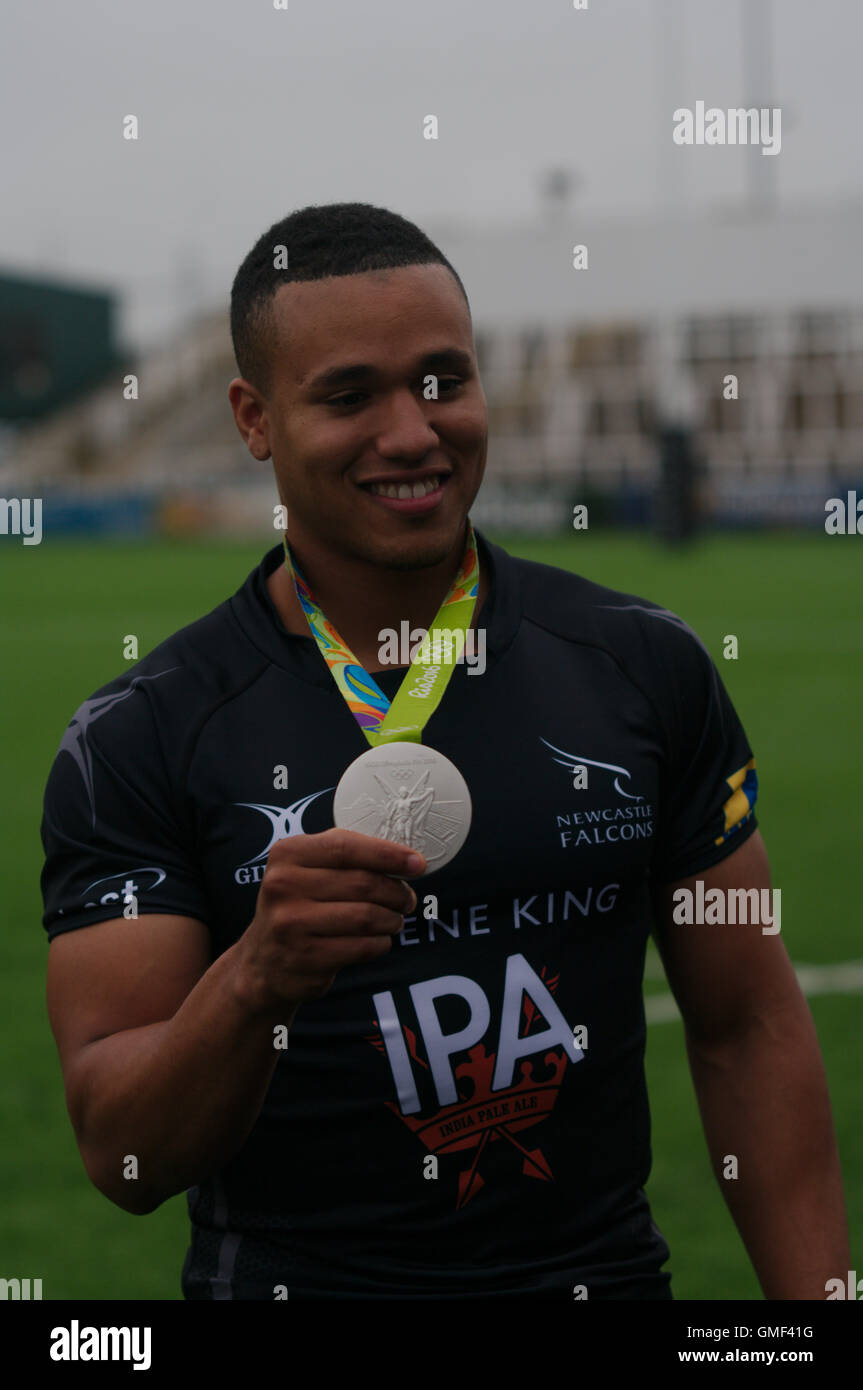 Rugby 7s player marcus watson hi-res stock photography and images - Alamy