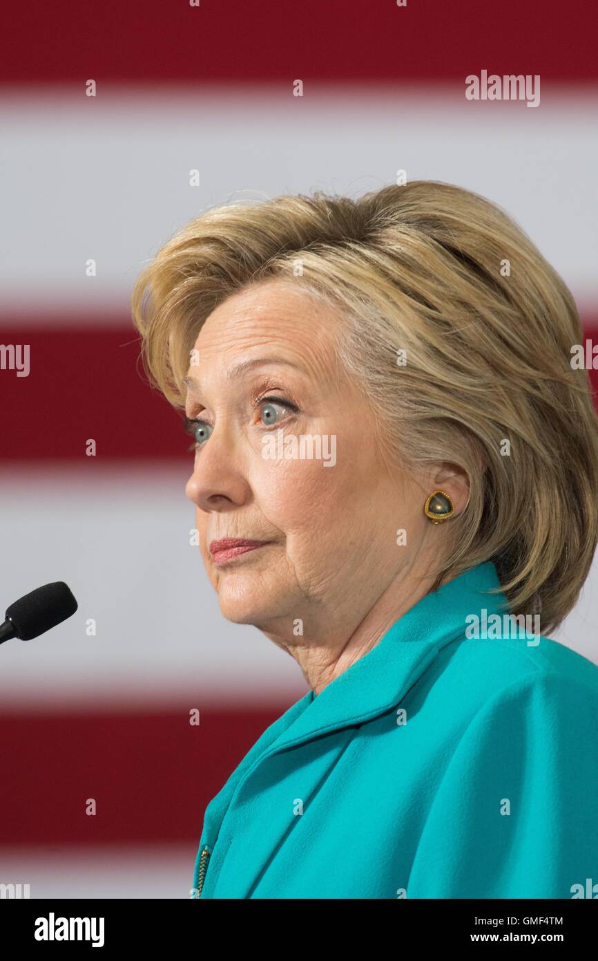 Reno, Nevada, USA. 25th Aug, 2016. Democratic presidential nominee ...