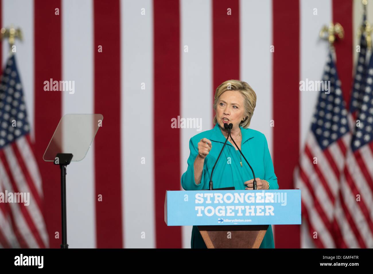 Reno, Nevada, USA. 25th Aug, 2016. Democratic presidential nominee ...