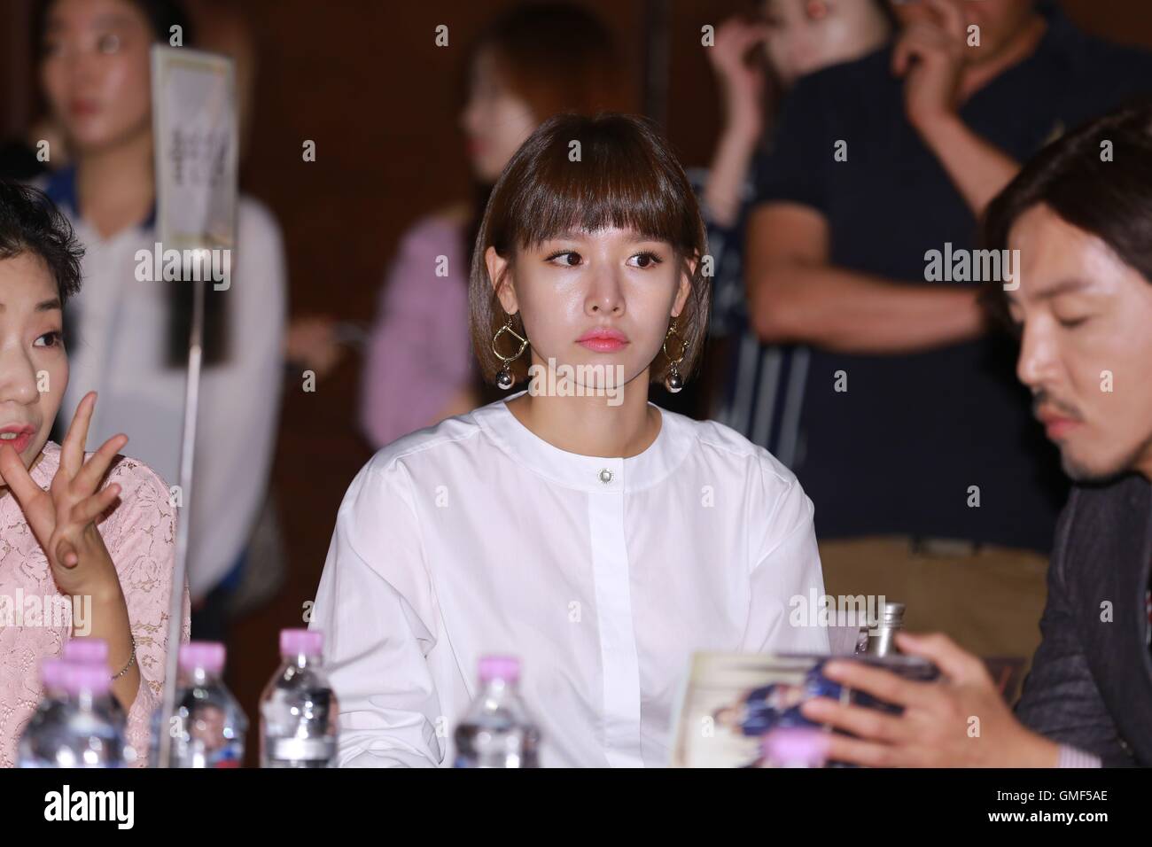 Seoul, Korea. 25th Aug, 2016. Don Gun Lee, Mi-ran Ra, Cha In-pyo, Won ...