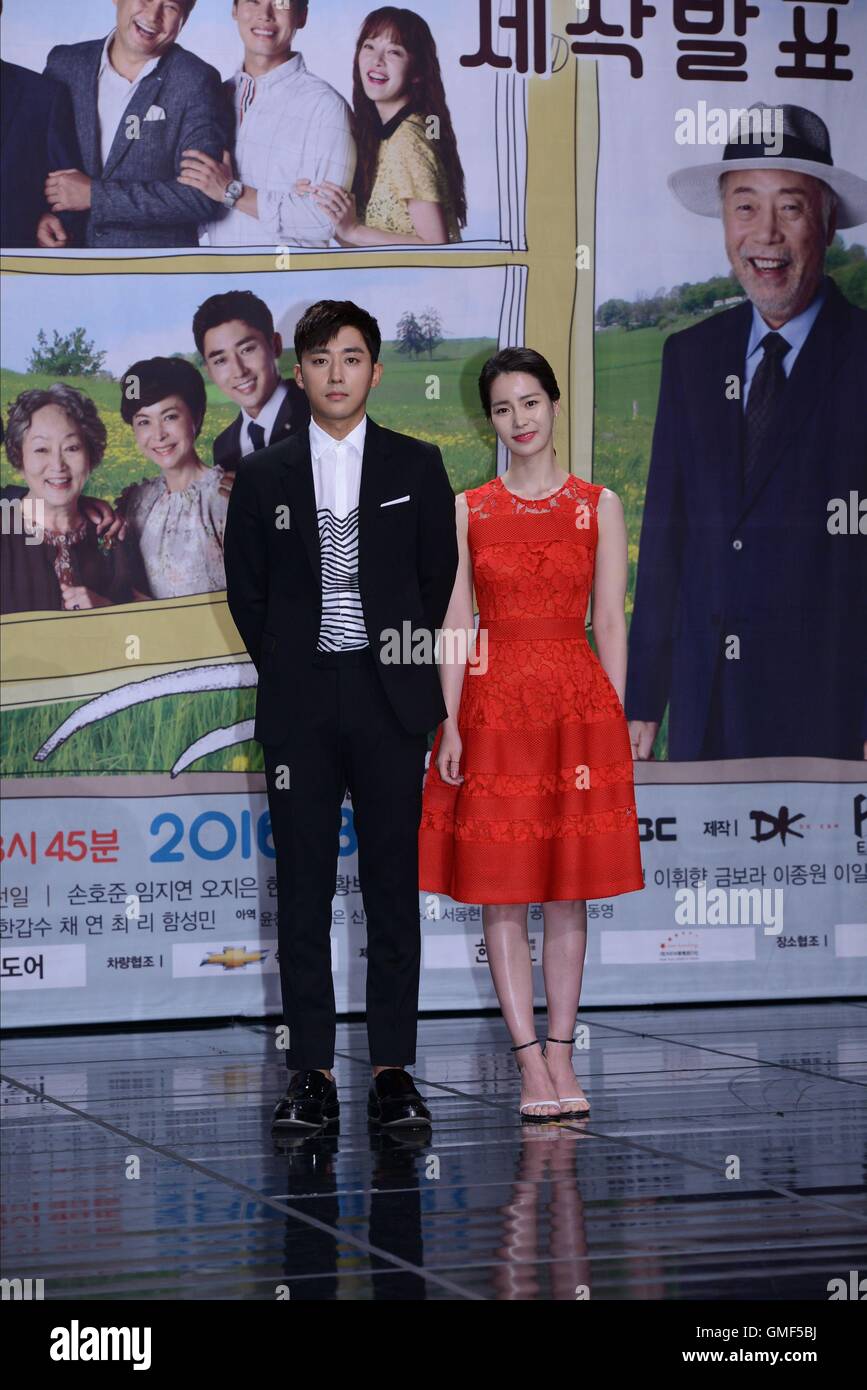 Seoul, Korea. 25th Aug, 2016. Ji Yeon Im, Ji eun Oh, Ho-joon Sun, Han ...