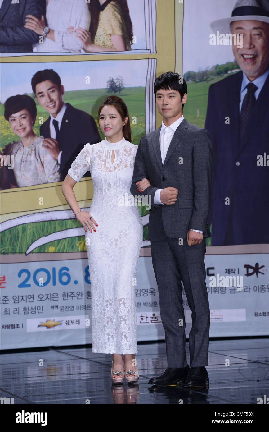 Seoul, Korea. 25th Aug, 2016. Ji Yeon Im, Ji eun Oh, Ho-joon Sun, Han ...