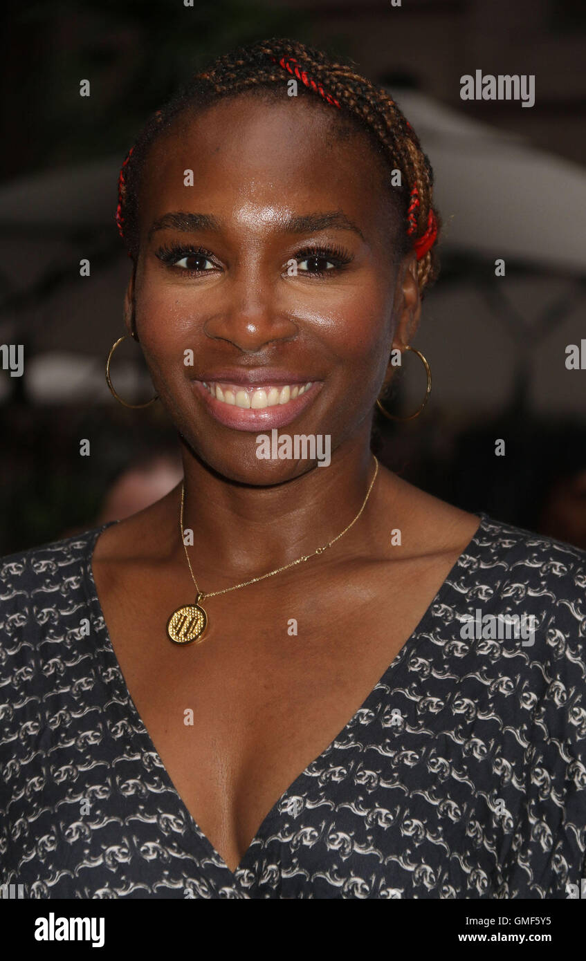 New York, New York, USA. 25th Aug, 2016. Tennis player VENUS WILLIAMS ...
