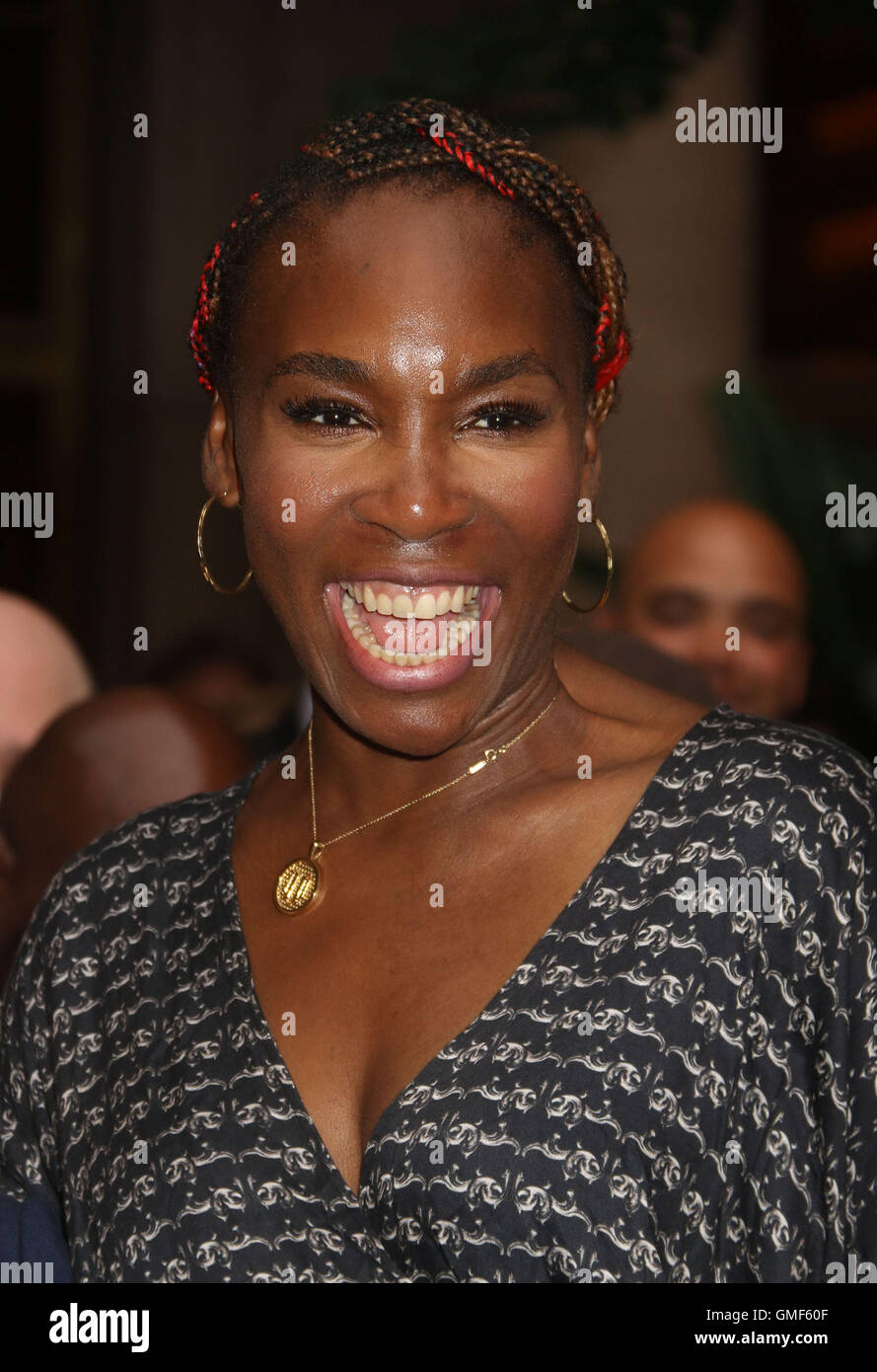New York, New York, USA. 25th Aug, 2016. Tennis player VENUS WILLIAMS ...