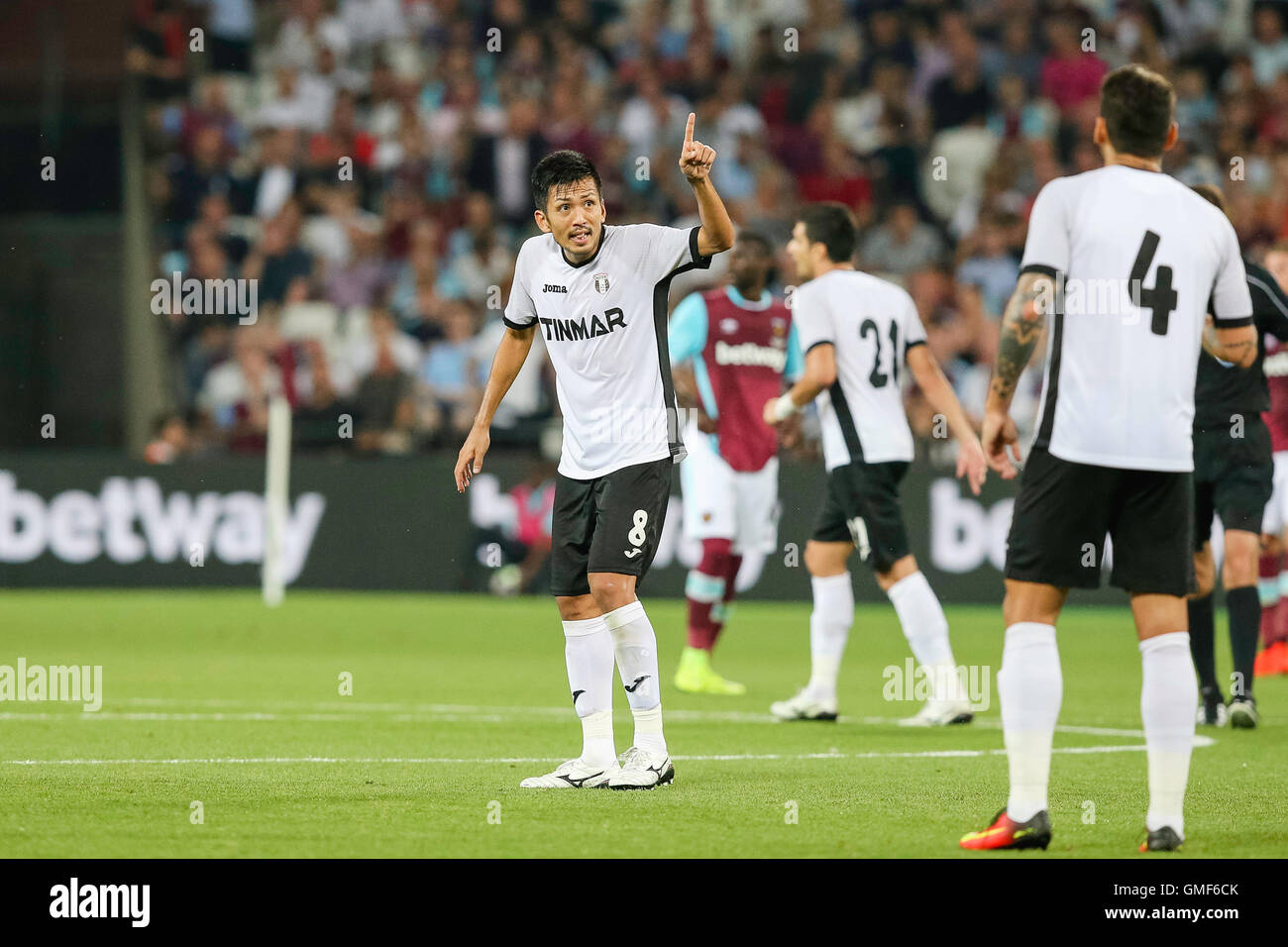 London, UK. 25th Aug, 2016. Takayuki Seto (Astra) Football/Soccer ...