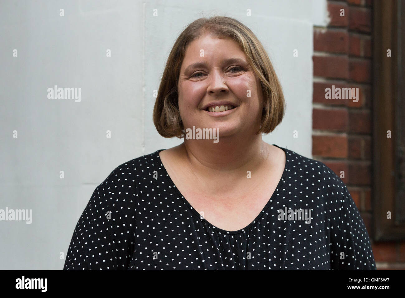 London, UK. 25th August 2016. UKIP Leadership Candidate, Lisa Duffy ...