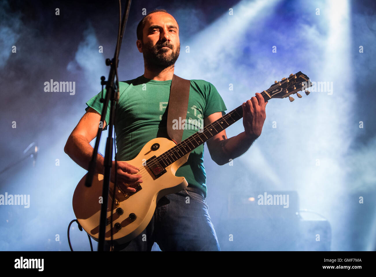 Milan Italy. 25th August 2016. The Italian rock band GIUDA performs ...