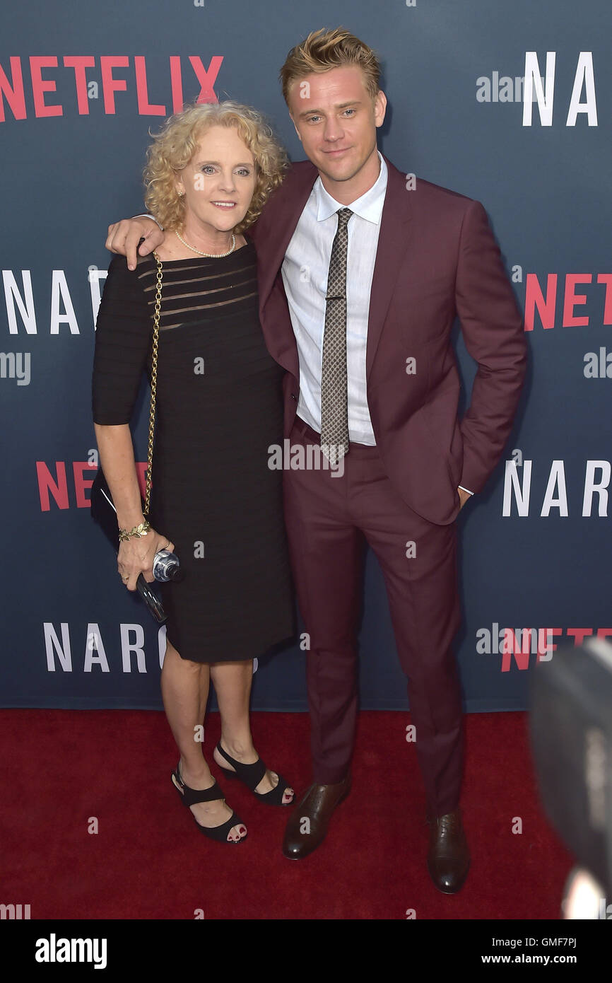 Hollywood, California. 24th Aug, 2016. Boyd Holbrook and his mother ...