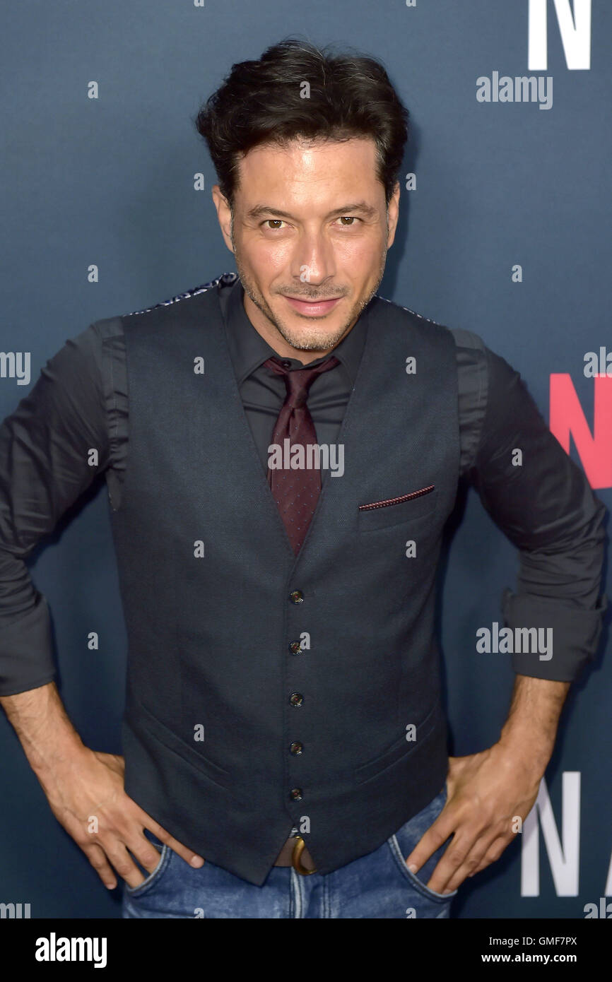 Hollywood, California. 24th Aug, 2016. Raul Mendez attends the premiere ...