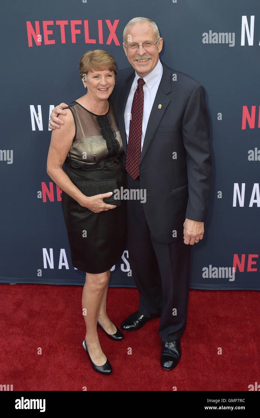 Hollywood, California. 24th Aug, 2016. Steve Murphy and guest attend ...