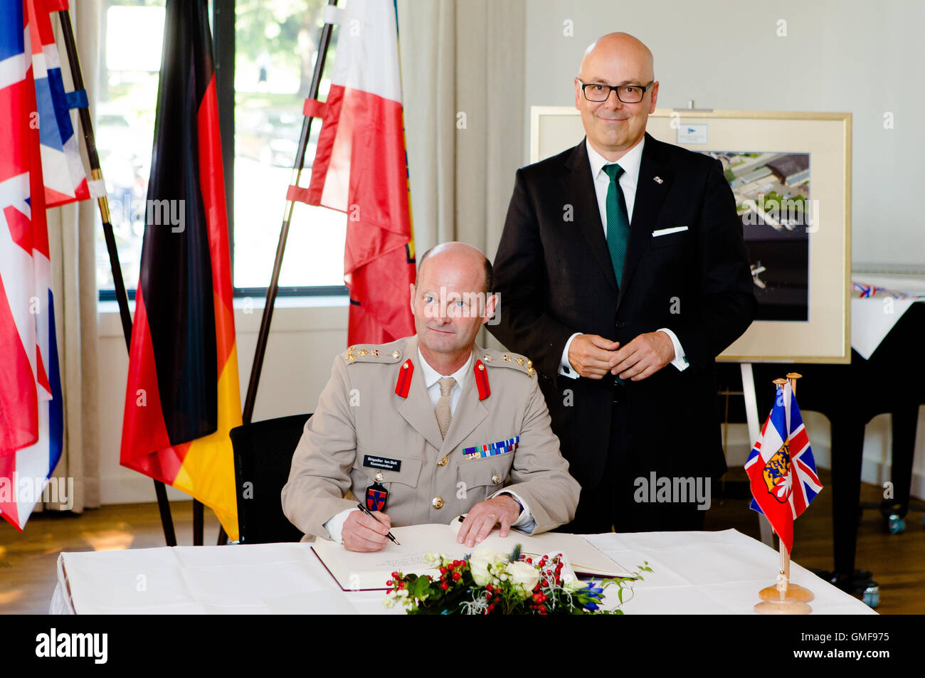 Kiel, Germany, 26th Aug, 2016: The Commander British Forces Germany ...