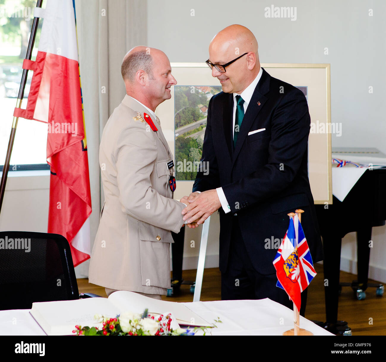 Kiel, Germany, 26th Aug, 2016: The Commander British Forces Germany ...