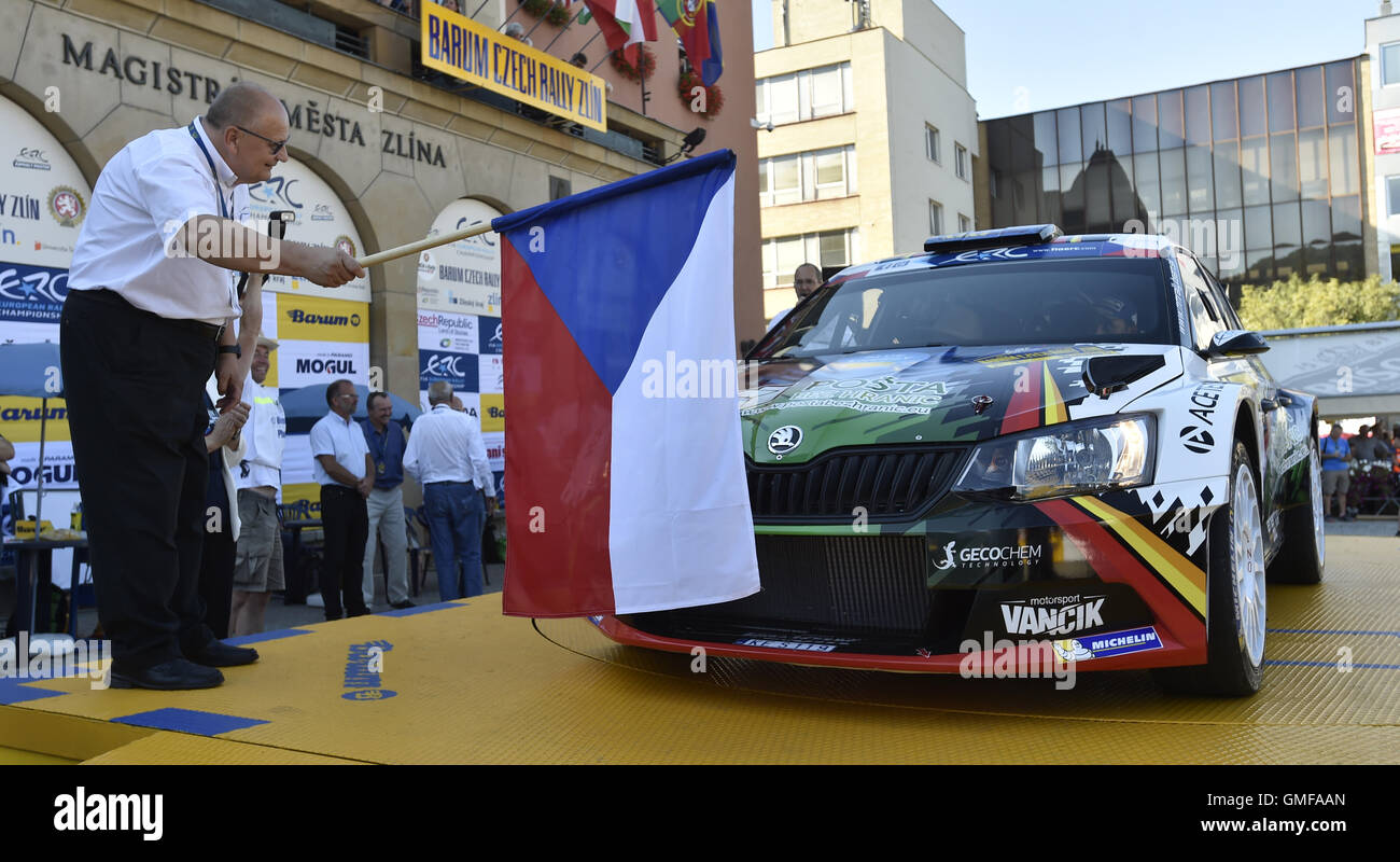 Zlin, Czech Republic. 26th Aug, 2016. Czechs Pavel Valousek and ...