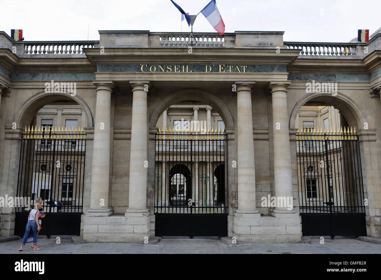 Paris, France. 26th August 2016. Picture of the main entrance to France ...