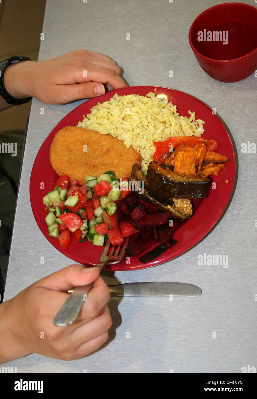 Army base canteen hi-res stock photography and images - Alamy