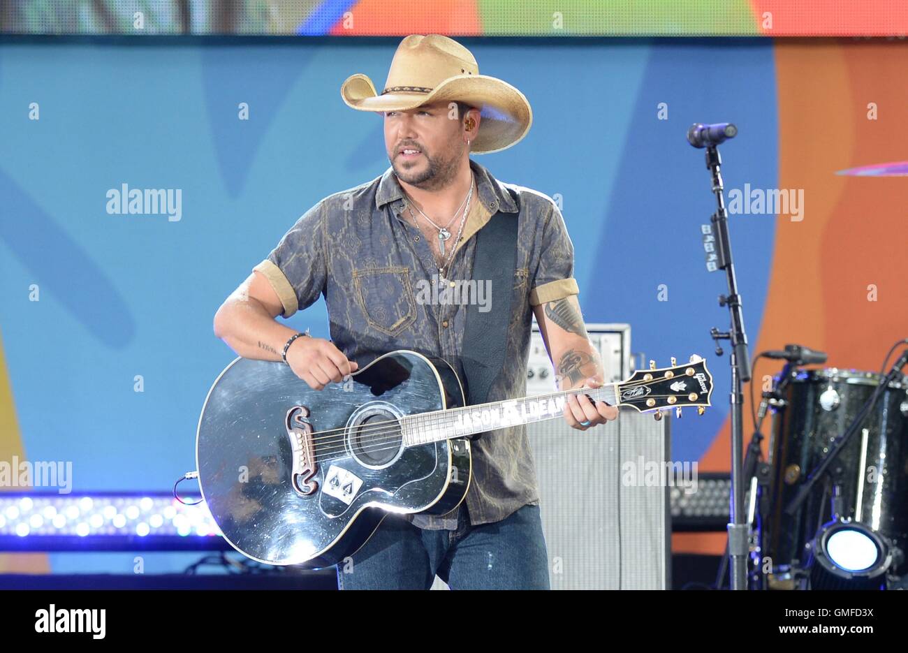 New York, NY, USA. 26th Aug, 2016. Jason Aldean in attendance for Good ...