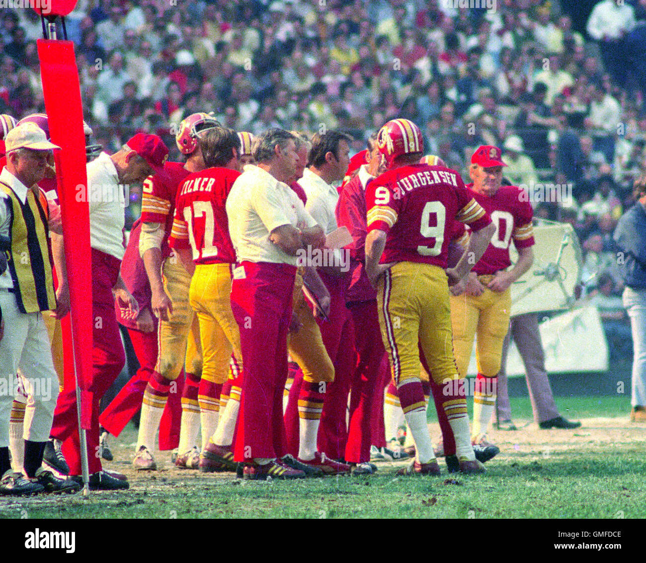 Washington redskins quarterback sonny jurgensen hi-res stock ...
