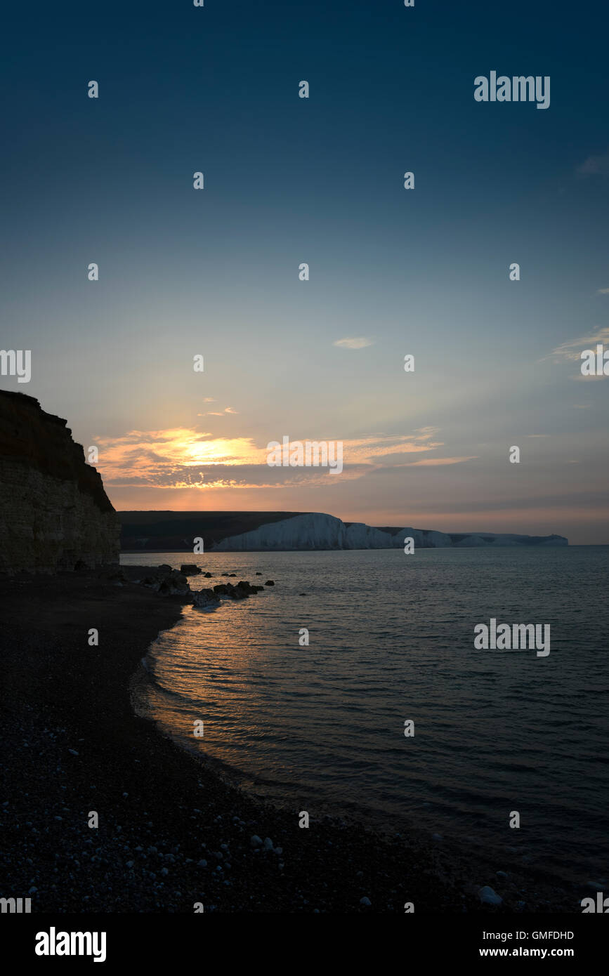 Seven sisters cliff sunrise hi-res stock photography and images - Alamy