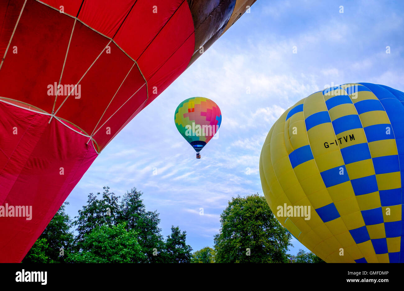 Strathaven Scotland, UK. 27th Aug, 2016. The Strathaven Balloon ...