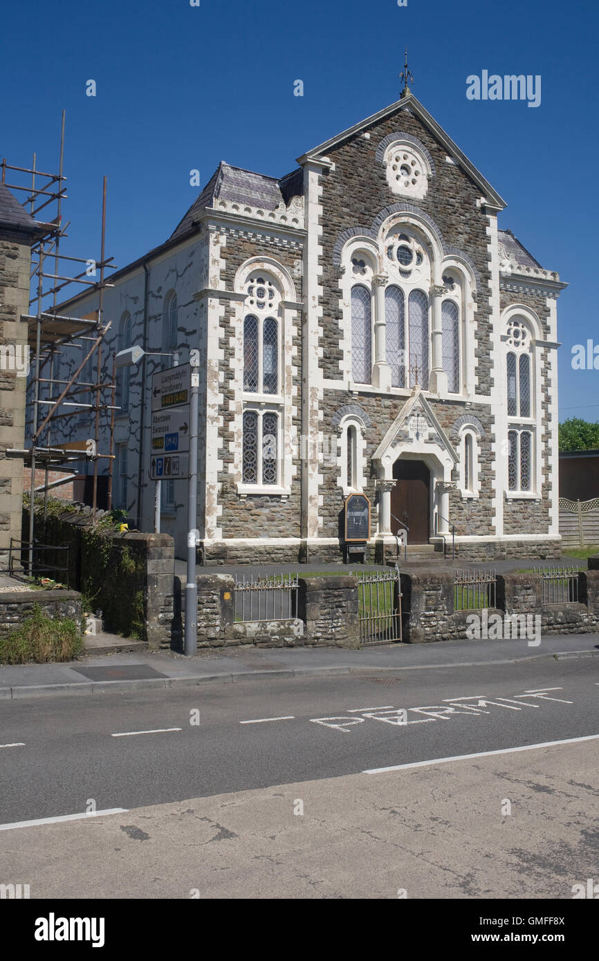 Welsh Calvinist Methodist church on New Road in Llandeilo Stock Photo ...