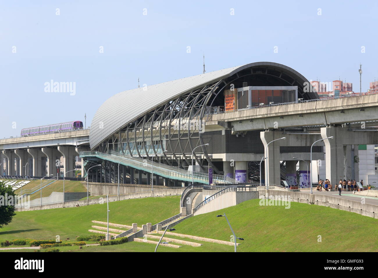 Taoyuan International Airport Access MRT System Stock Photo - Alamy