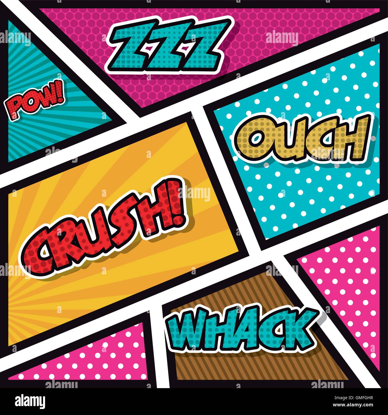 pop art background style poster Stock Vector Image & Art - Alamy