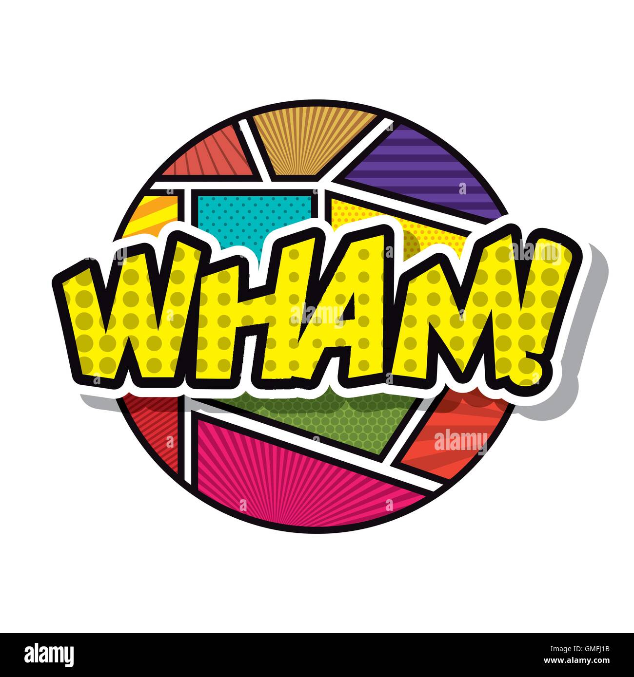 circle pop art style Stock Vector Image & Art - Alamy